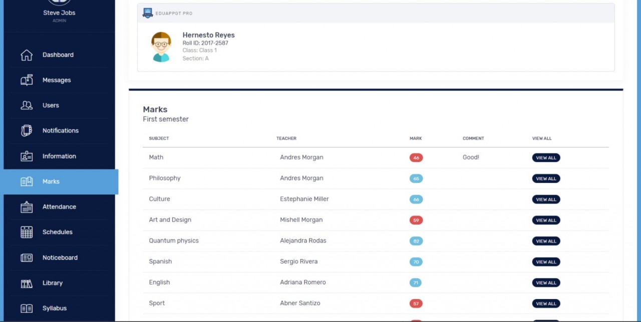 Sistema Online para Gerenciamento de Escola Script em Php EduAppGT Pro