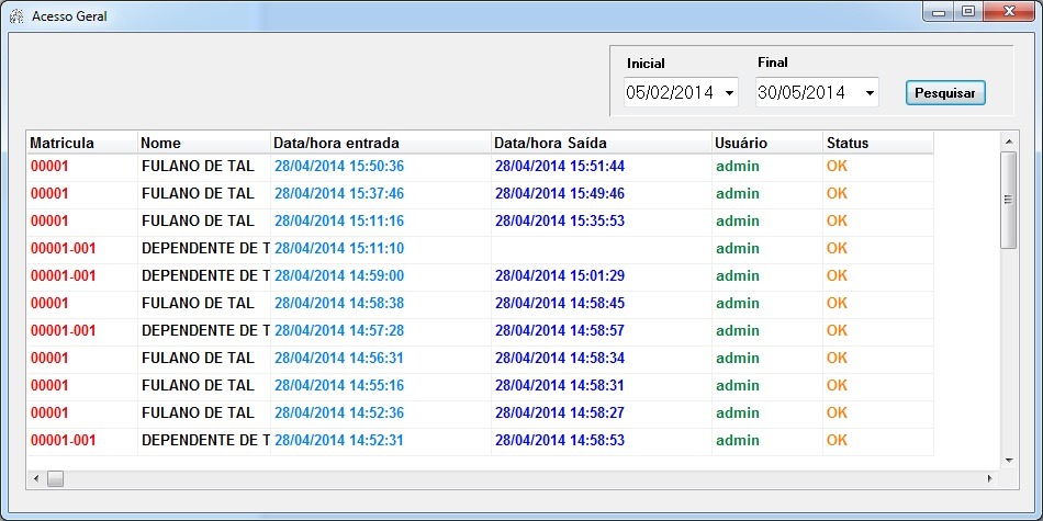 Controle Acesso Entrada E Saida Biométrico + Fontes Delphi XE3