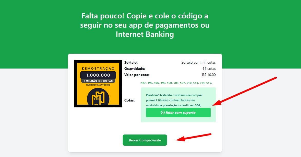 Script Rifa Premium em Php Laravel - 1 Milhão de Números e Afiliados