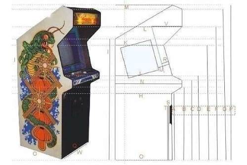 Projetos Medidas Arcade Fliperama + 60 Modelos