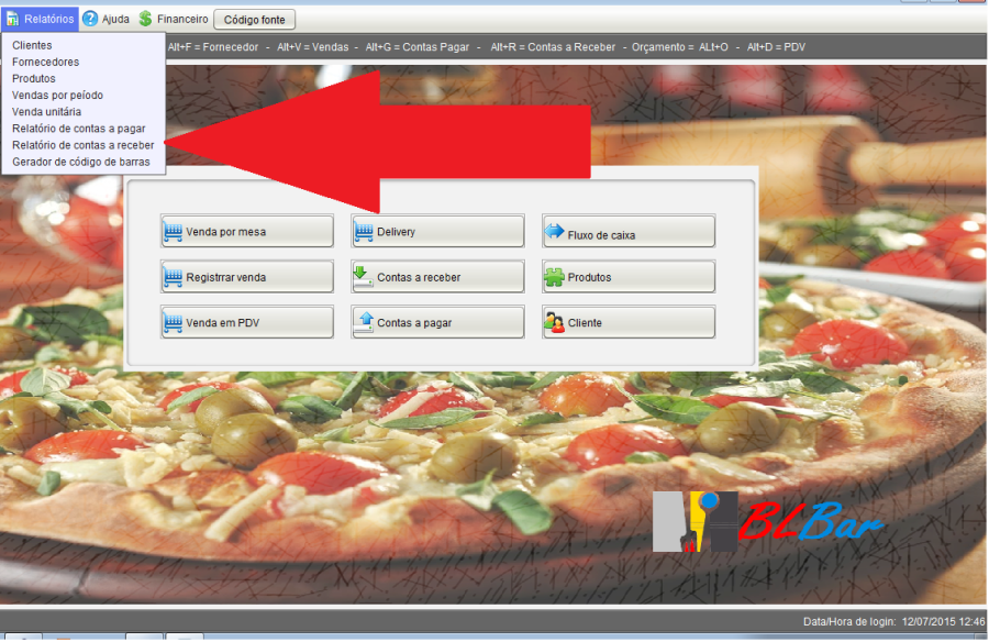 BLBar código Fonte Java Software + App Restaurante Pizzaria Bar
